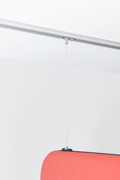 Rail for hanging acoustic screens accessories | .mdd | MDD