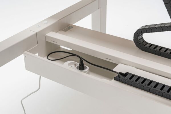 Ogi Drive Bench with common cable tray bench desk with electric height ...