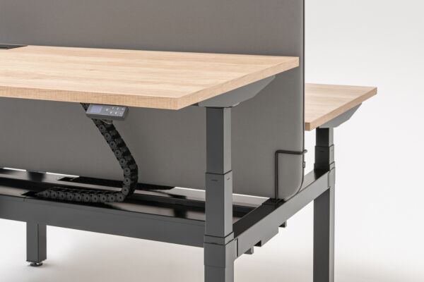 Ogi Drive Bench with common cable tray bench desk with electric height ...