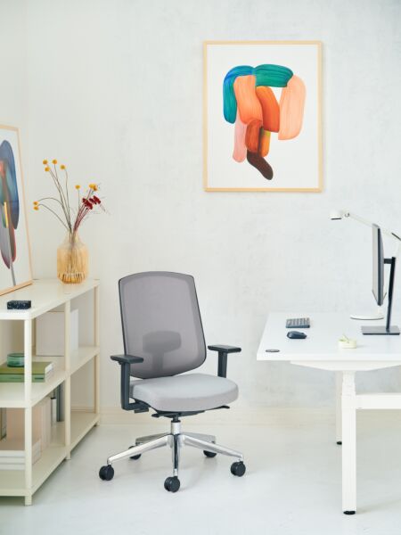 Ogi Drive Bench with common cable tray bench desk with electric height ...