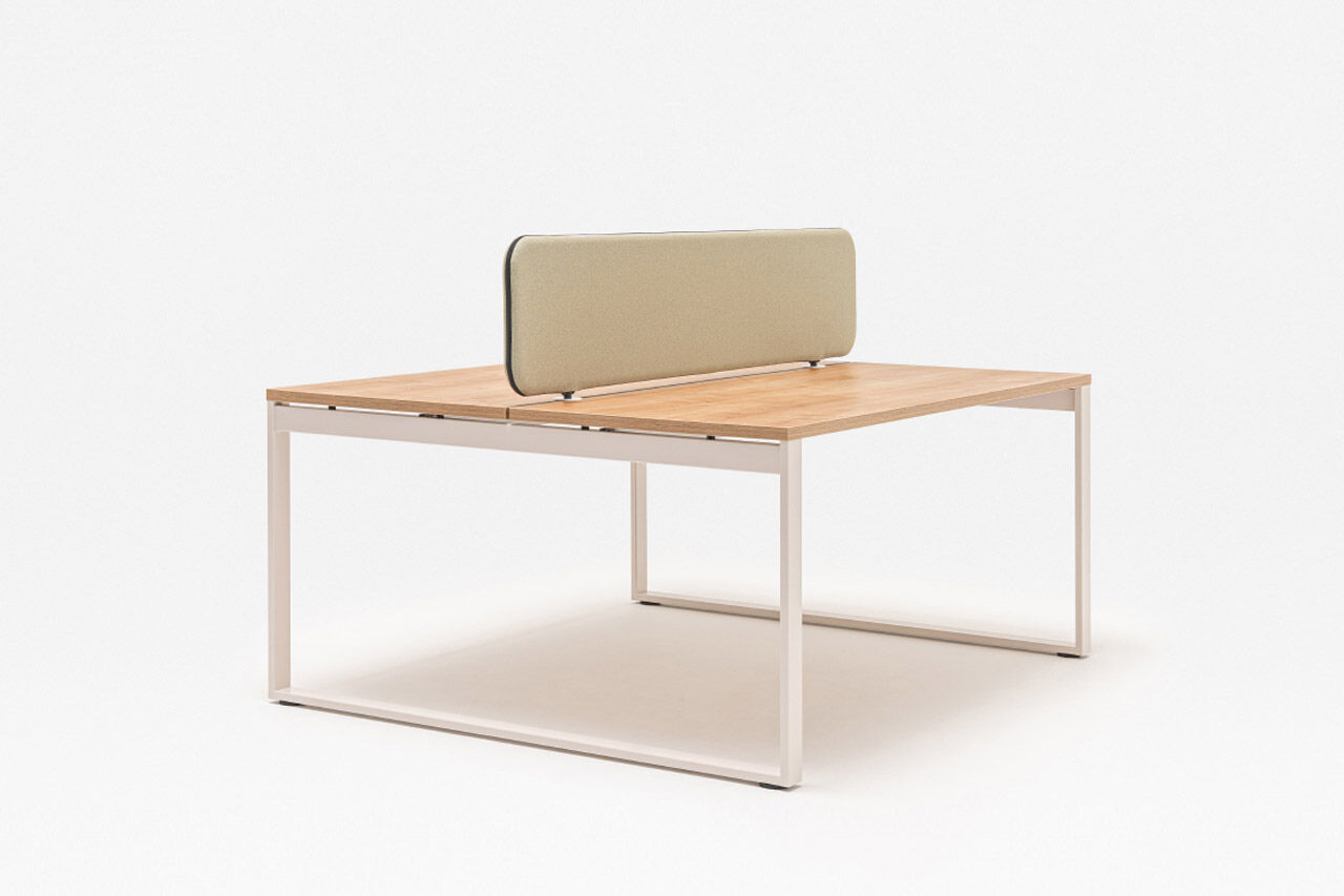 Viga bench desk with storage | .mdd