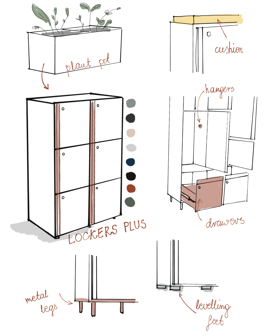 Locker Plus locker-type cabinet | MDD